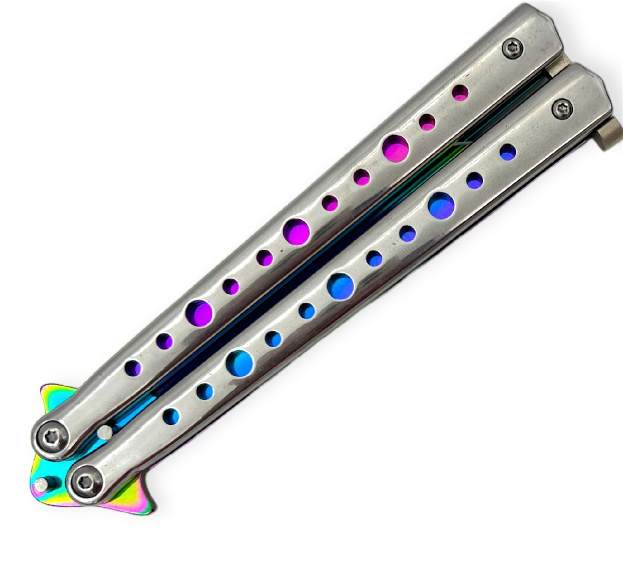 Rainbow Reign Bro Balisong Knife – Panther Wholesale