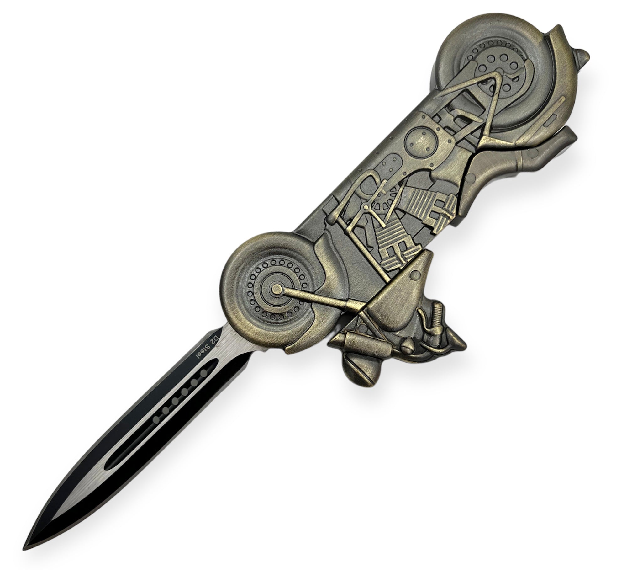 Motorcycle Knife Gold – Panther Wholesale