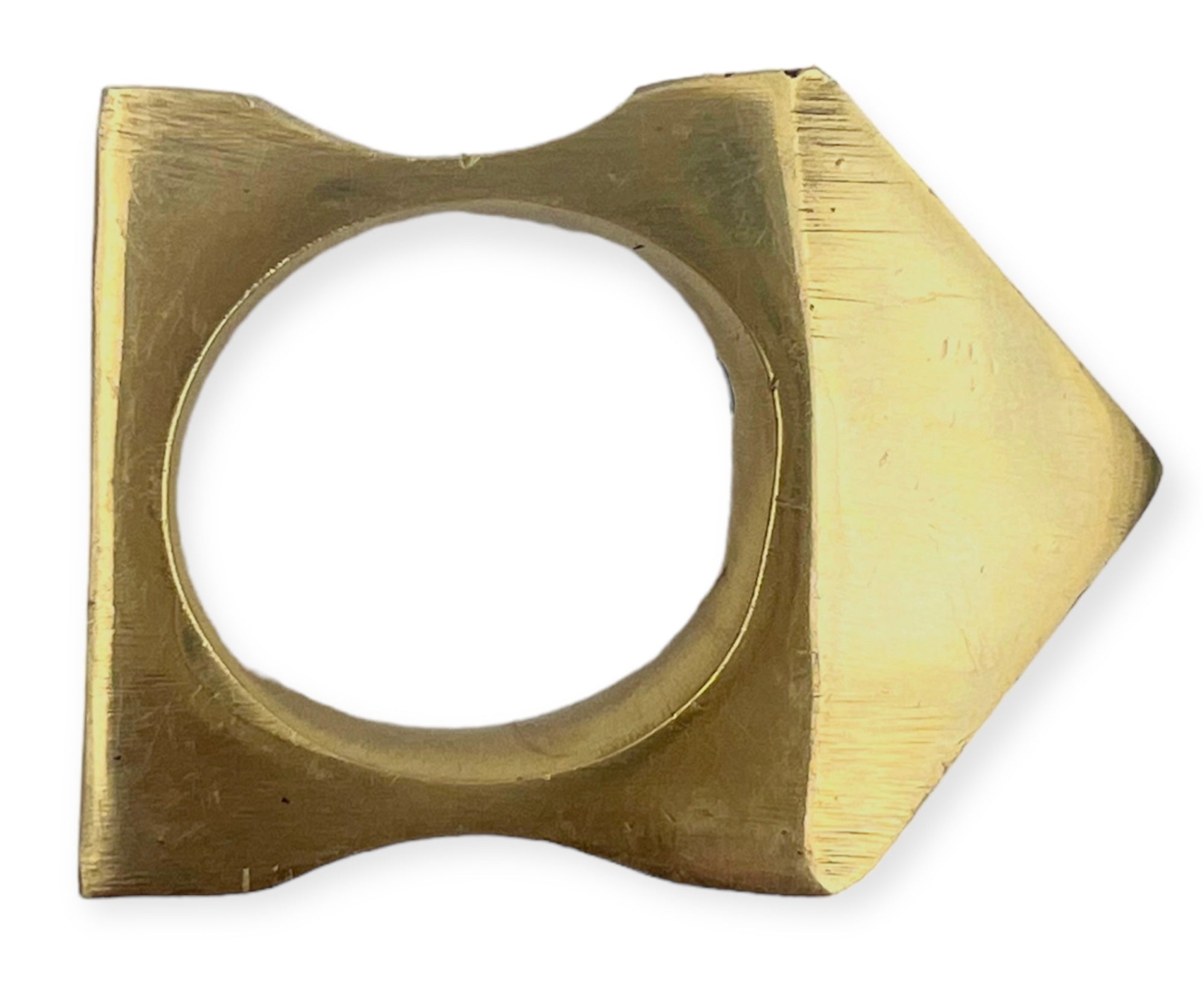 Solid Heavy Real Brass Knuckles Spike 1 Finger – Panther Wholesale