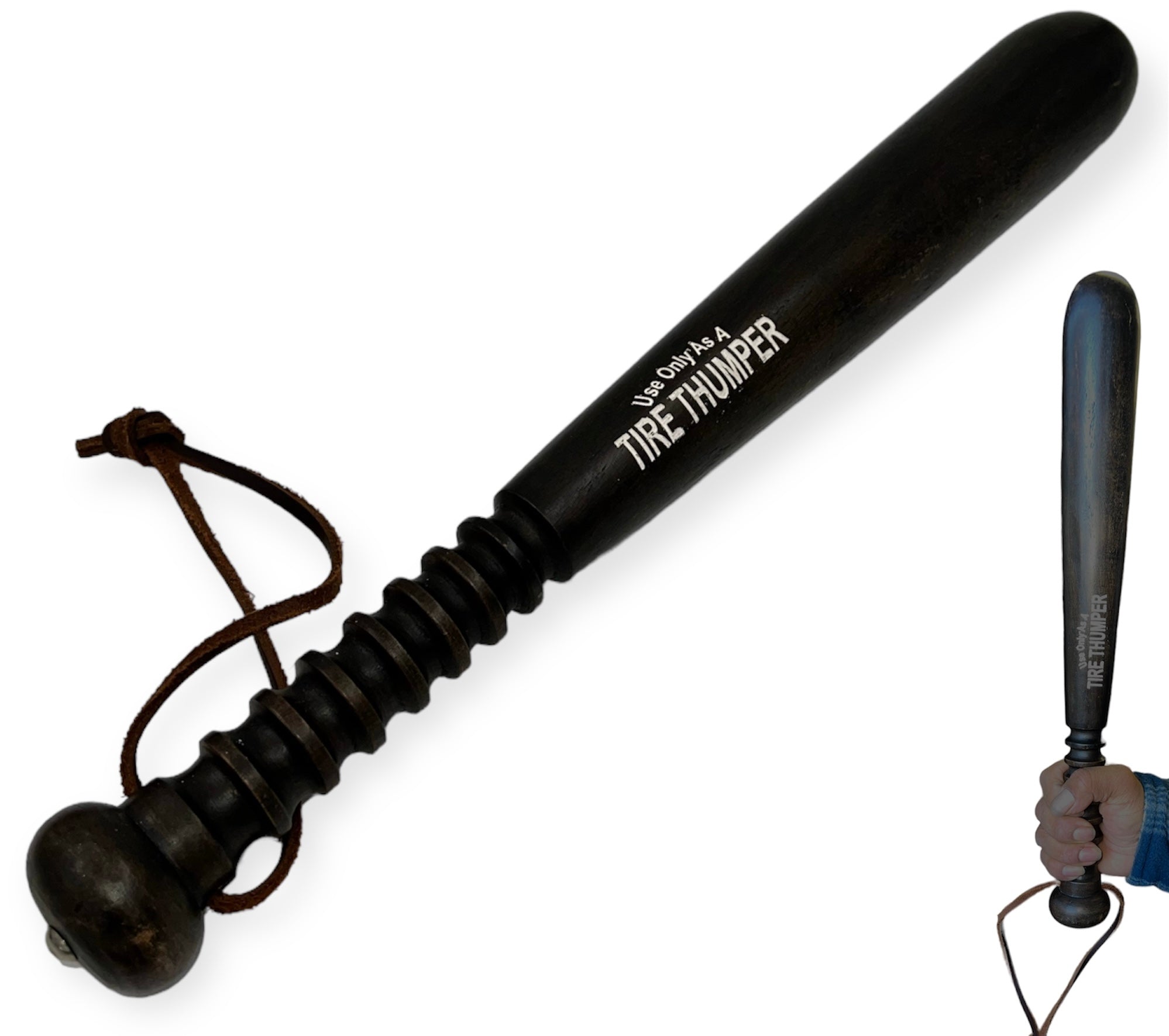 Solid Wood Billy Club Black TYRE THUMPER – Panther Wholesale