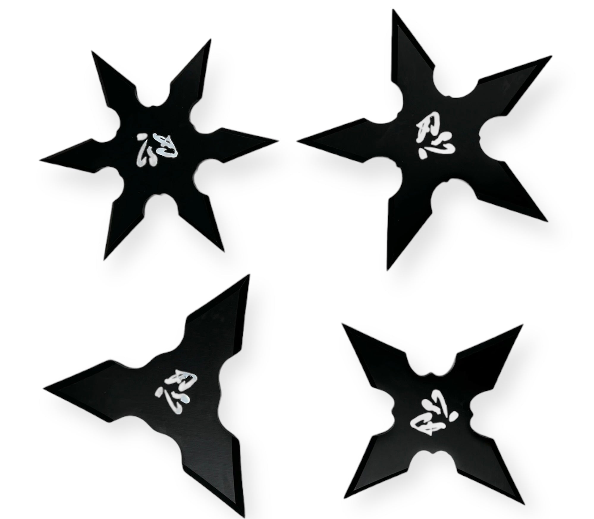 Tiger Usa® 4 Pc Throwing Stars W CASE Black – Panther Wholesale