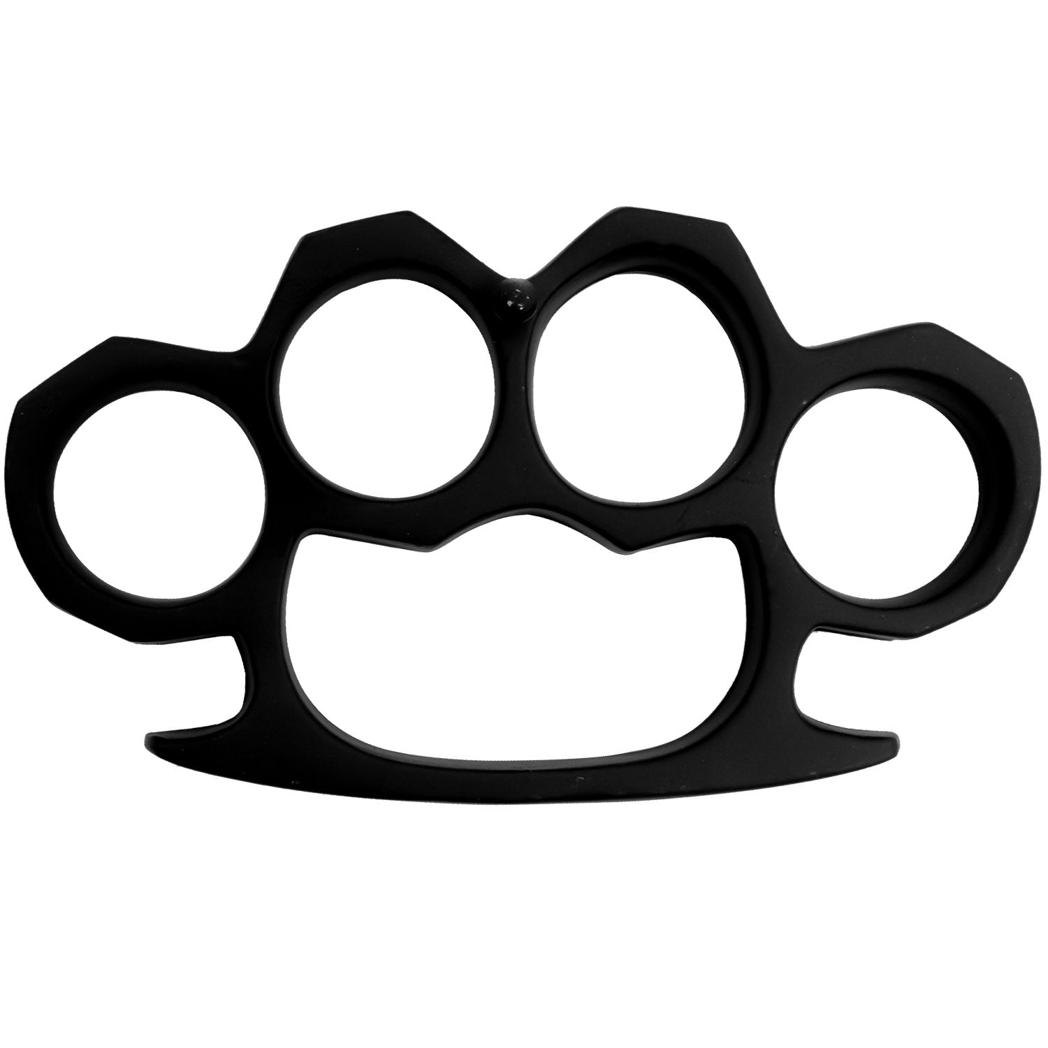 4 Inch Long Steel Knuckle Belt Buckle - Black – Panther Wholesale