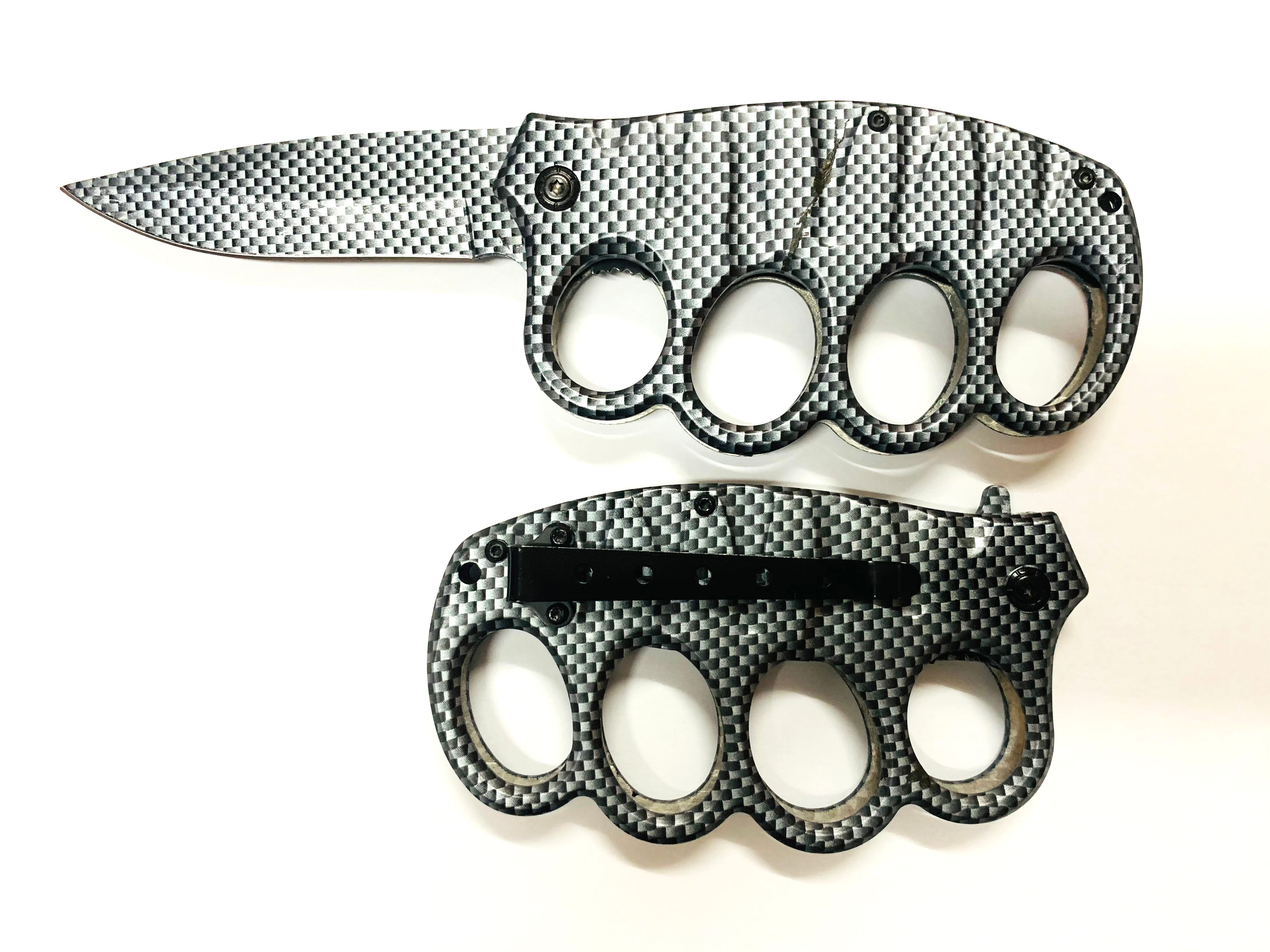 8 Inch Matrix Extreme Spring Assisted Trench Knife (Carbon Fiber ...
