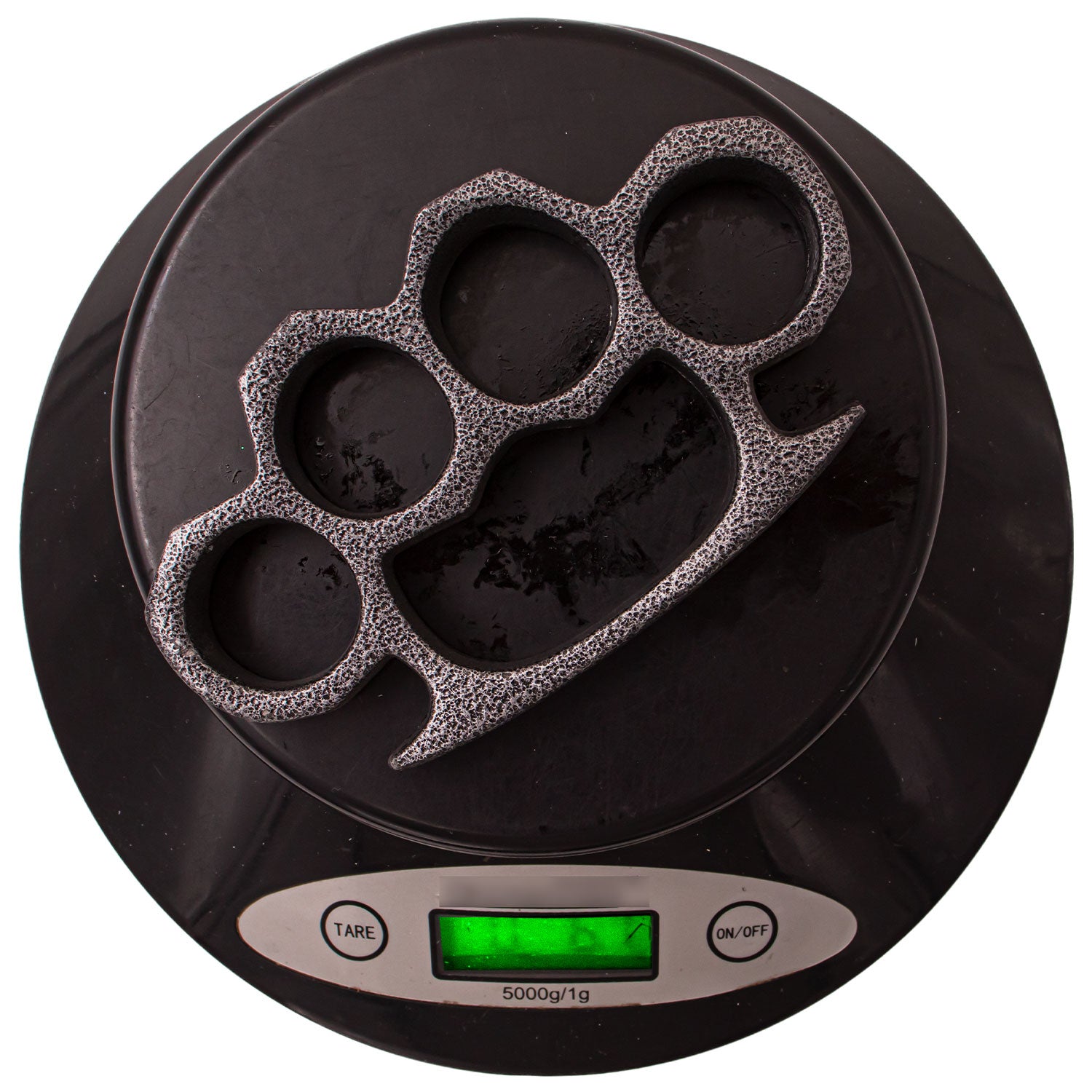 4.5 Inch Long Metal Knuckle Duster Damascus Finish – Panther Wholesale