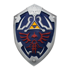 Deluxe gamer Hylian Shield Replica Blue gamer Shield – Panther Wholesale