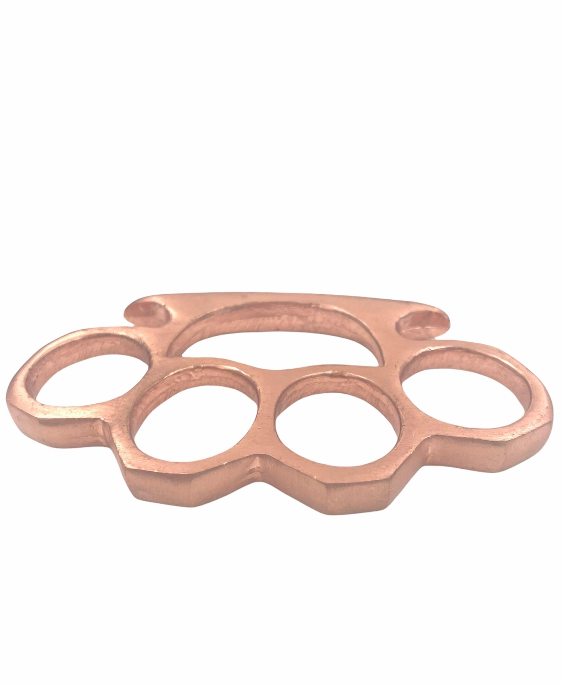 Solid Steel Knuckle Duster Brass Knuckle - COPPER – Panther Wholesale