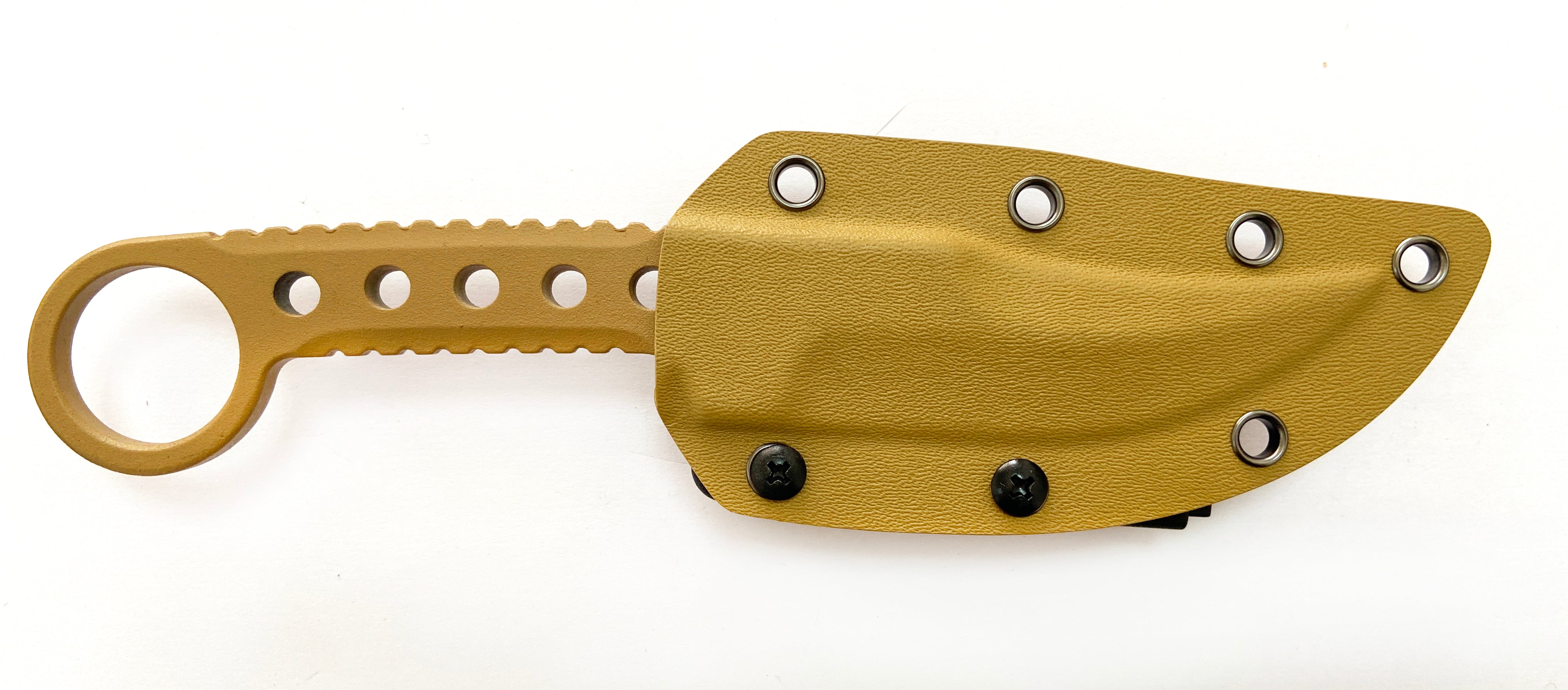 Tactical Tiger-USA® Boot Knife BLACK Single Edged Full Tang Knife W cl ...