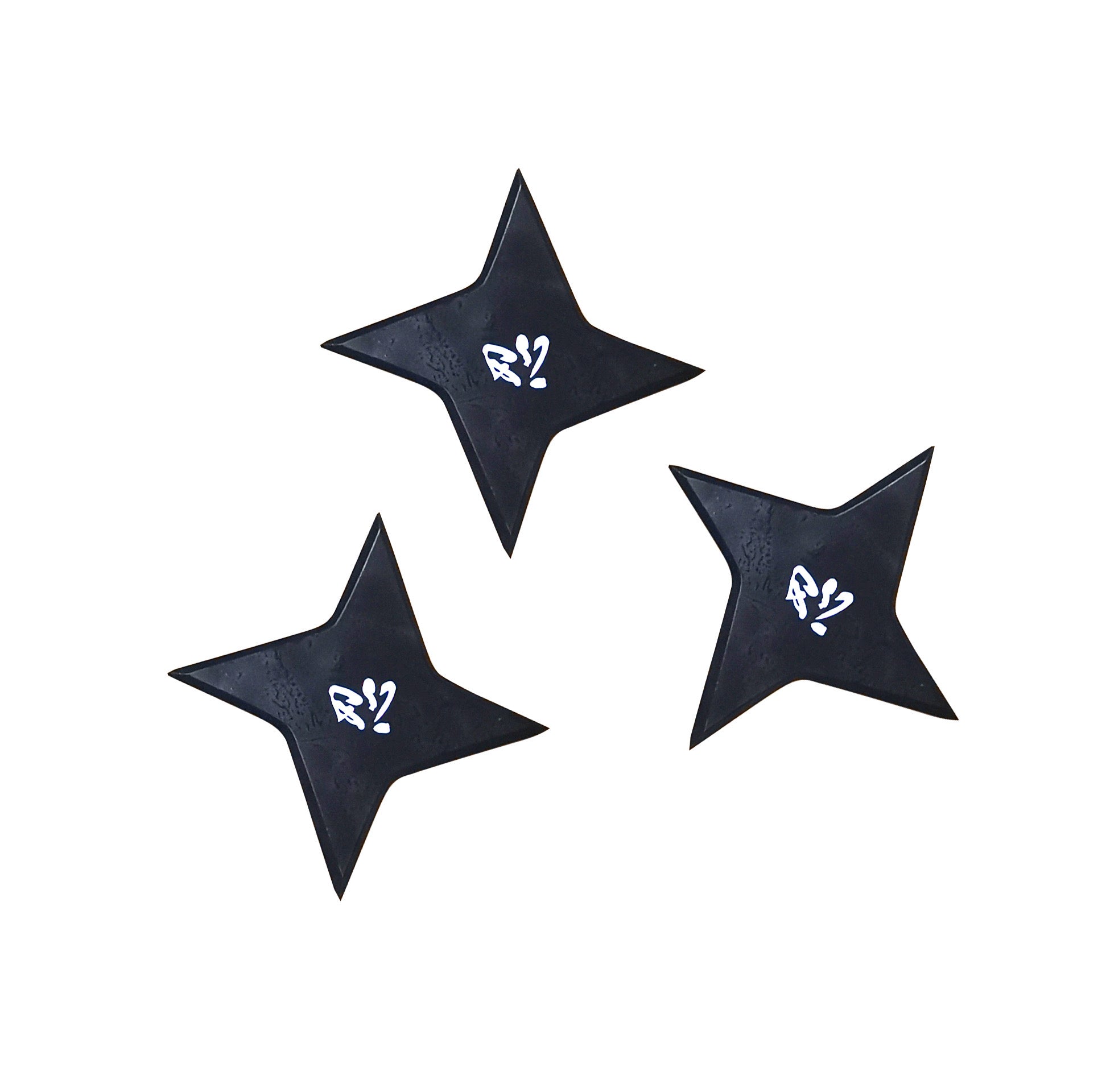 3 Pc Throwing Stars W CASE (BLACK) – Panther Wholesale