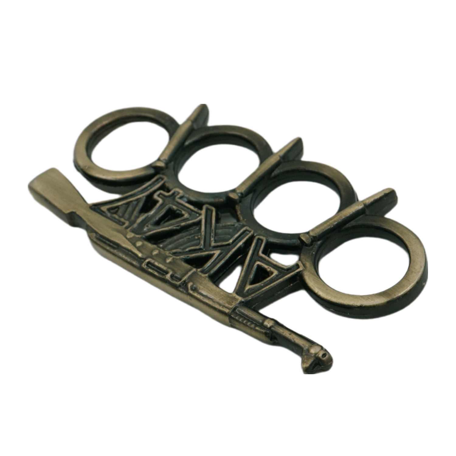 Brass Knuckles With Spikes And Blade